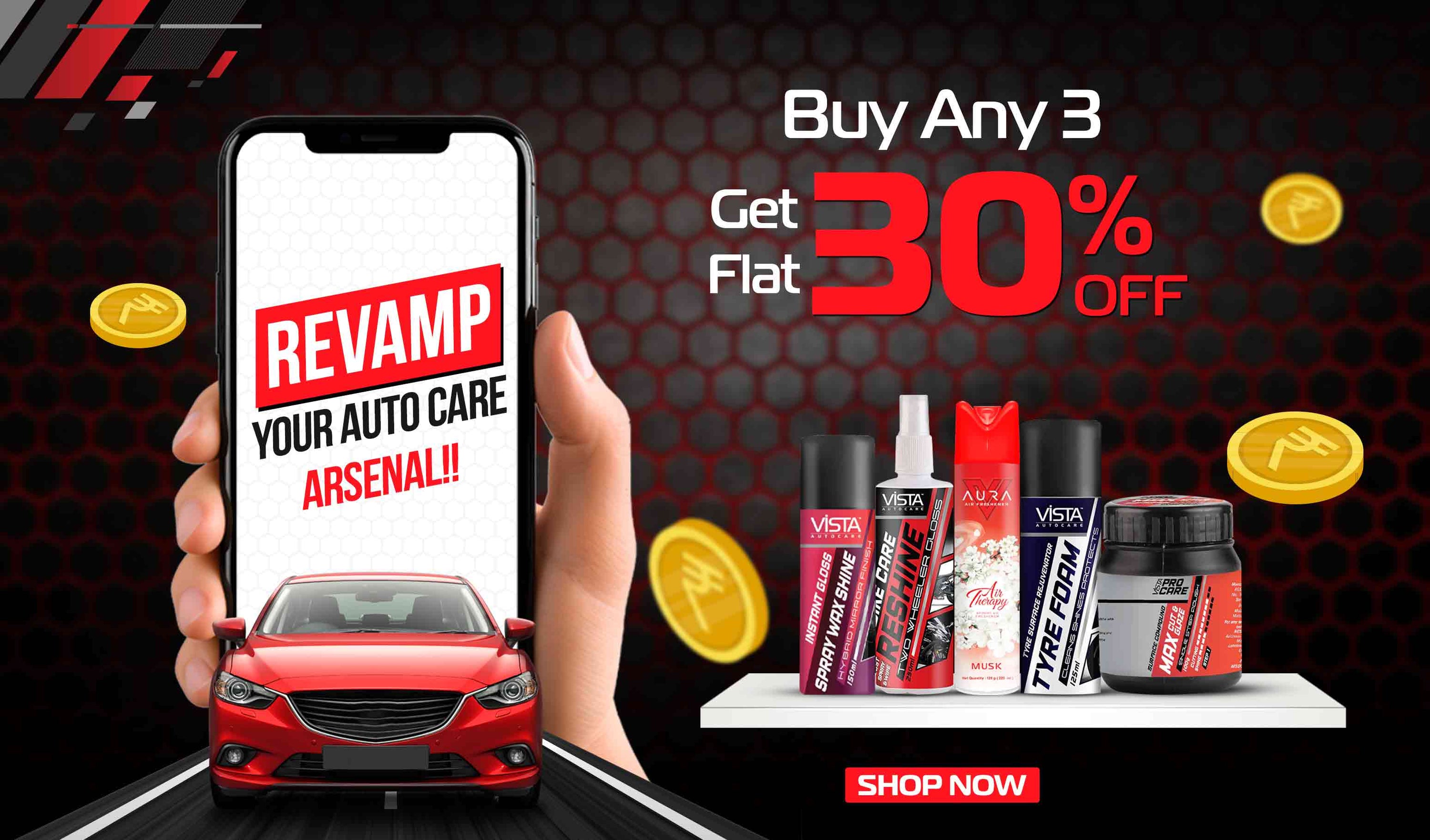 Shop Car & Bike Care Products with FREE Shipping | VISTA Auto Care